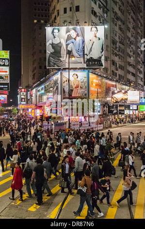 Hong Kong, Crowd Stock Photo - Alamy