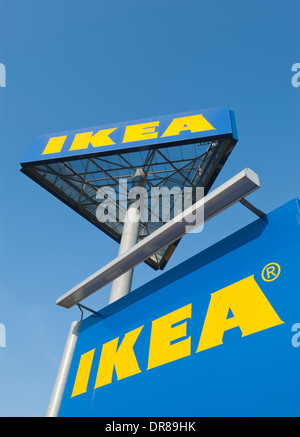 Ikea Shop Sign Logo Stock Photo - Alamy