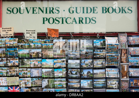 Postcards for sale outside a Souvenir shop in Lisbon Portugal Stock ...