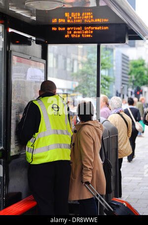 Commuters across London are facing a day of disruption on the bus ...