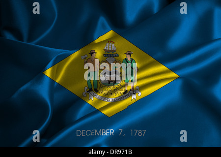 State Flag of Delaware Stock Photo - Alamy