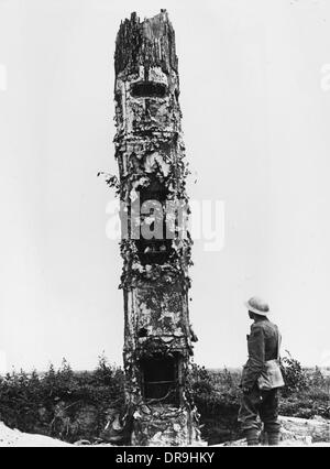 German observation post WWI Stock Photo - Alamy