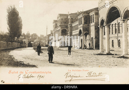 Sublime Porte - Constantinople Stock Photo - Alamy