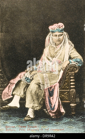 Turkish Veiled Harem Girl Stock Photo - Alamy