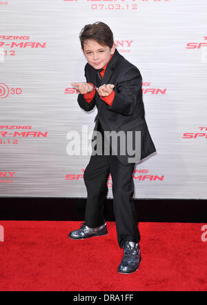 Max Charles at arrivals for THE AMAZING SPIDER-MAN Premiere, Regency ...