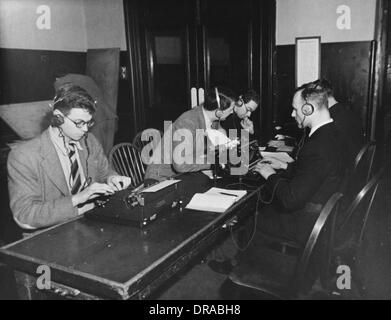 Wireless Operator School, WWII Stock Photo - Alamy