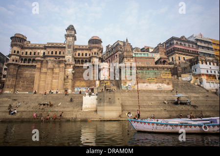 Steps to the Ganges River Stock Photo - Alamy