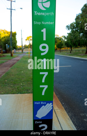A sign at a bust stop Stock Photo - Alamy