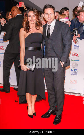 London, UK. Frank Lampard and Christine Bleakley at The BRIT Awards ...