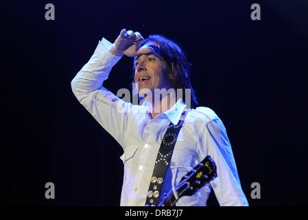 Per Gessle of Roxette performing live in concert at the LG Arena ...