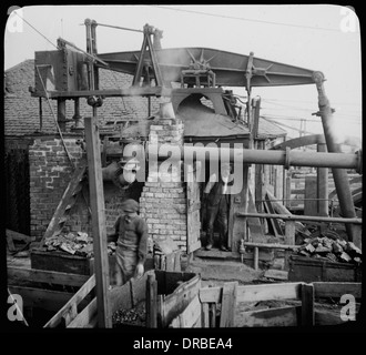 Rotative Newcomen beam engine, Farme Colliery, Rutherglen, Glasgow ...