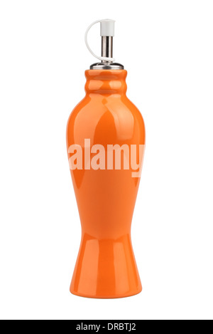 bottle with vinegar isolated on white Stock Photo - Alamy