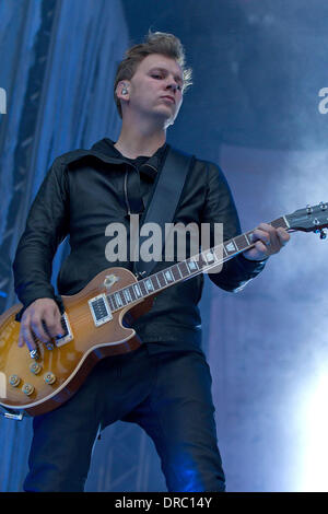 Sweden's biggest rock band 'Kent' performing a sold out concert at ...