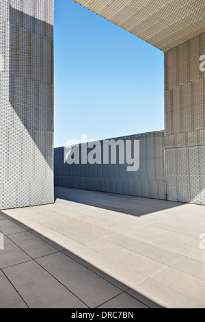 modern building at sunny day and clear blue sky Stock Photo - Alamy