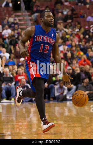 January 10, 2014: Detroit Pistons point guard Brandon Jennings (7 ...