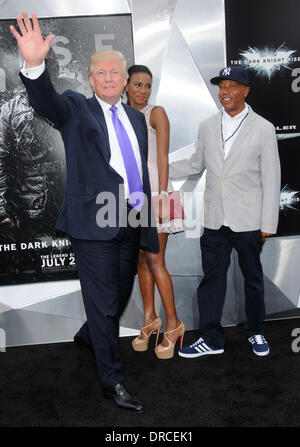 Donald Trump at arrivals for THE DARK KNIGHT RISES Premiere, AMC Loews ...