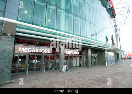 Megastore. Old Trafford. Manchester United Stock Photo - Alamy