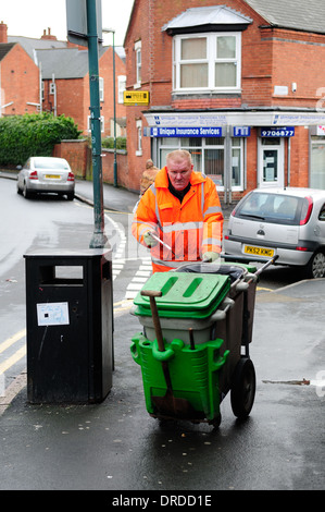 Nottingham City Council street cleaning, Nottingham, England, U.K Stock ...