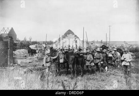 German cavalry WWI Stock Photo - Alamy