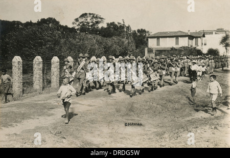 Allied Troops parading - Chanak, Turkey Stock Photo - Alamy