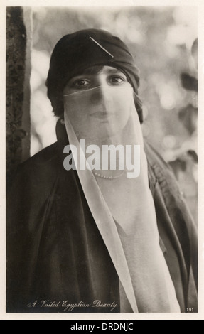 Veiled Egyptian Beauty Stock Photo - Alamy