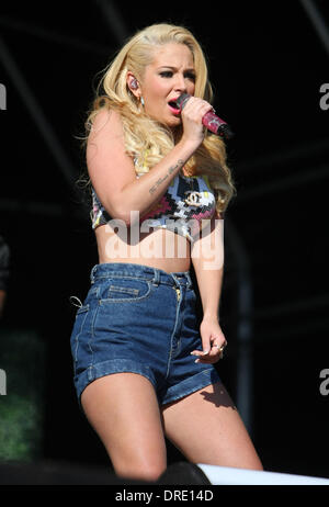 Tulisa aka Tulisa Contostavlos Party in the Park 2012 at Temple Newsam ...