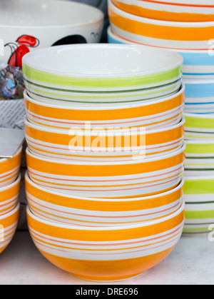 Stack of Colorful Bowls Stock Photo - Alamy
