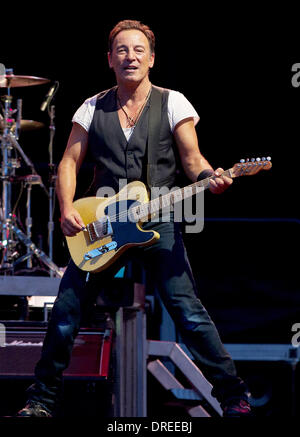 Bruce Springsteen performing at Ullevi Stadium in Gothenburg Gothenburg ...