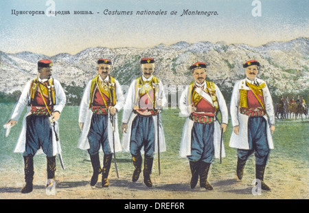 National Costume of Montenegro Stock Photo - Alamy