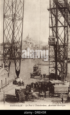The Marseille Transporter bridge, France Stock Photo - Alamy