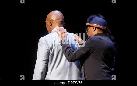 Mike Tyson and Spike Lee Broadway opening night post show celebration ...