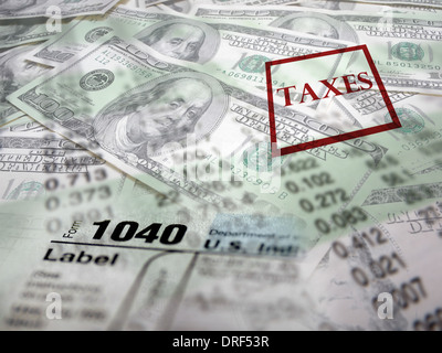 Detail of dollars money on table. Macro shot, close up photo of money ...