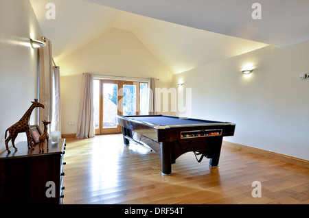 The pool table in the Games Room at Graceland the home of Elvis Presley ...