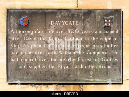Davygate in York Stock Photo - Alamy