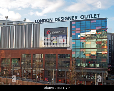 London designer outlet shopping mall centre Wembley London UK Stock ...