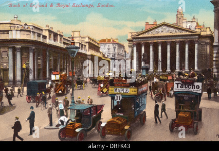 Bank of England, Royal exchange Stock Photo - Alamy