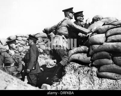 British General; Lord Kitchener at Gallipoli in 1915 during the first ...