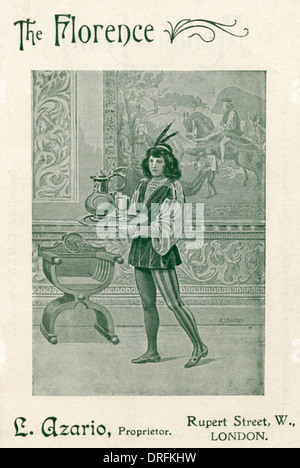 The Florence Restaurant, Rupert Street, London Stock Photo - Alamy