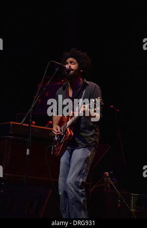 Virginia Beach, Virginia, USA. 24th Jan, 2014. Drummer and singer CHRIS ...