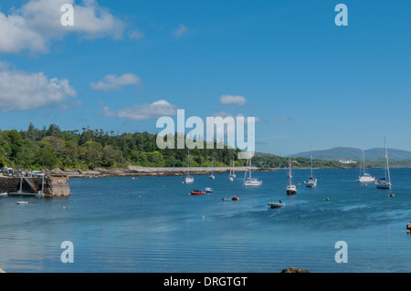 Yachts and pleasure craft at Armadale Ils of Skye Highland Scotland ...