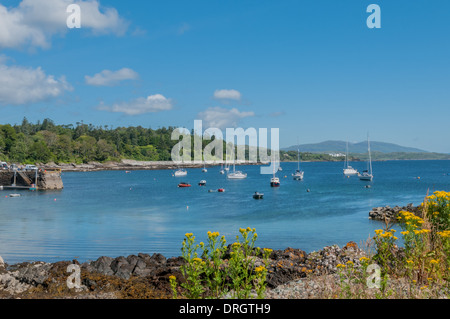 Yachts and pleasure craft at Armadale Ils of Skye Highland Scotland ...