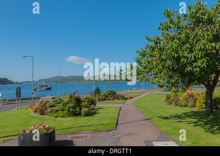 Gardens at the Corran Halls Oban Argyll & Bute Scotland Stock Photo - Alamy