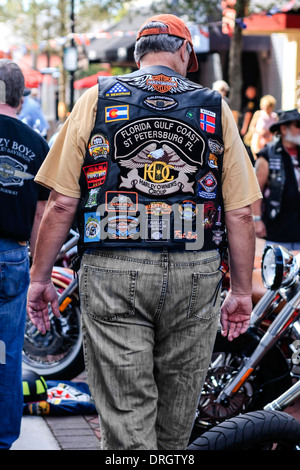 Bike Gang Members at the Thunder by the Bay motorcycle event in ...