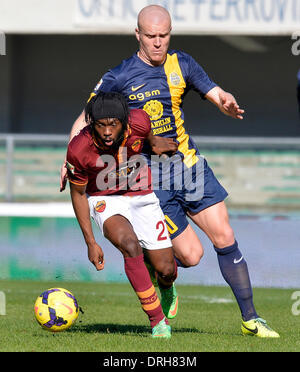 Verona, Italy. 26th Jan, 2014. Juan Manuel Iturbe (Hellas) Football ...