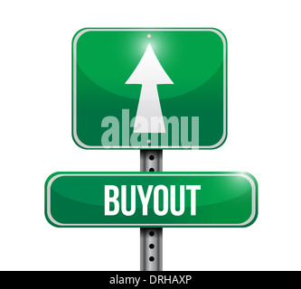 layoffs road sign illustration design over a white background Stock ...