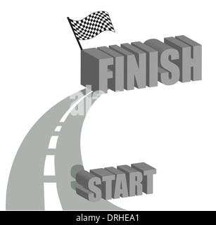 Illustration Go straight ahead Icon Stock Photo - Alamy