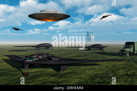 Area 51 Or S4 Top Secret Base Stock Photo - Alamy