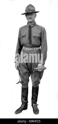 General John Pershing in uniform with medals, 1910-1920. His served as ...