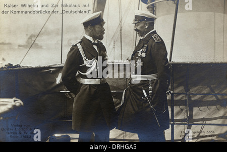 Tsar Nicholas II and Kaiser Wilhelm II Stock Photo - Alamy