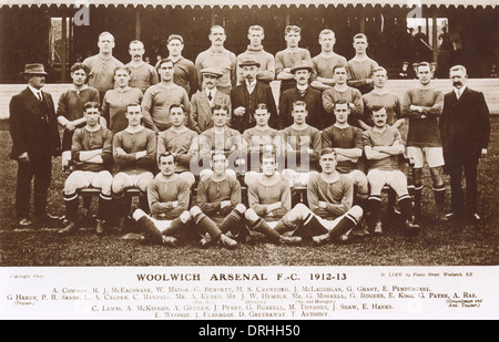 Woolwich Arsenal Football Club team and officials, season of Stock ...